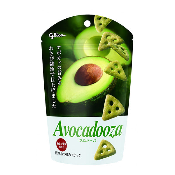GLICO Cheeza Chips Avocado mustard Flavor | 固力果 三角脆 牛油果芥末醬薄脆餅 36g ...