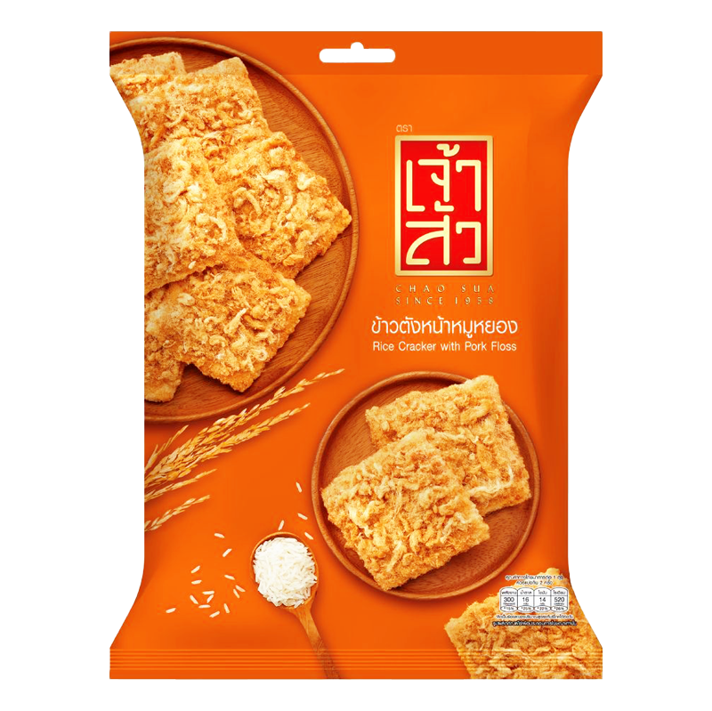 CHAO SUA Rice Cracker with Floss | 座山 肉鬆飯焦乾 60g – SuperMochi 香港&亞洲產品-全球購