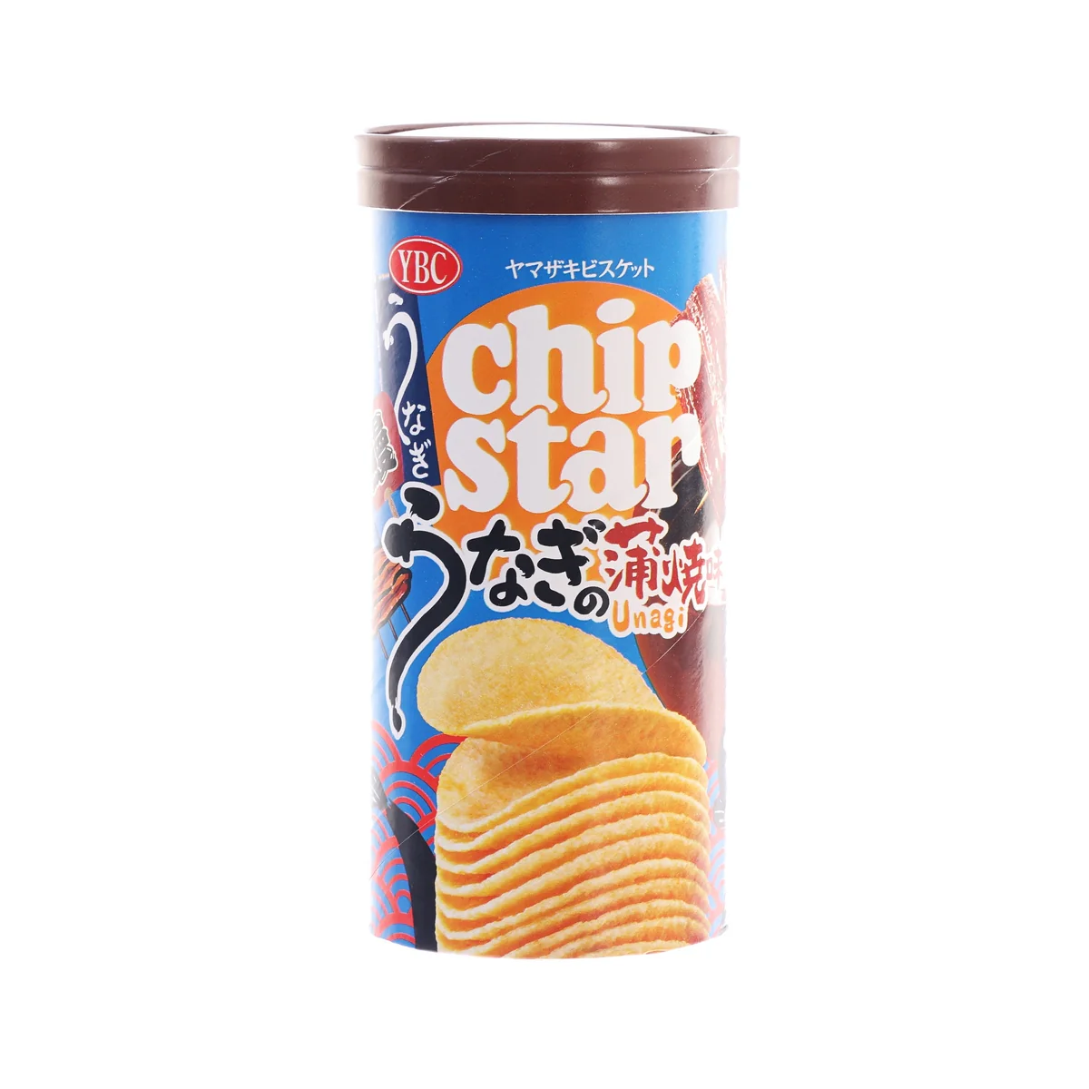 YBC Chip Star Potato Chips Kabayaki Eel Flavor | 山崎 蒲燒鰻魚風味薯片 45g ...